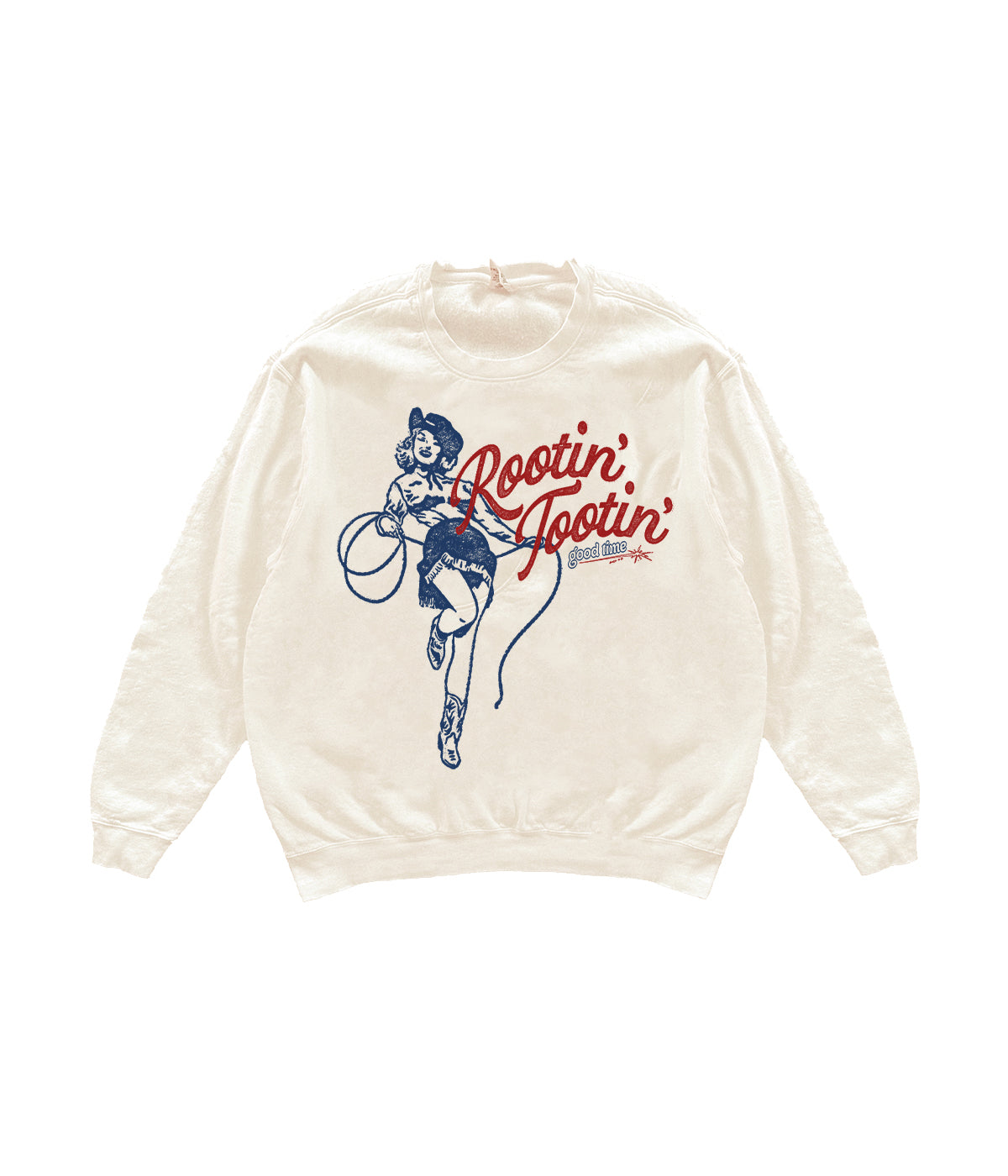 Rootin' Tootin' Good Time! Lightweight Crewneck – Shop Kristin Jones